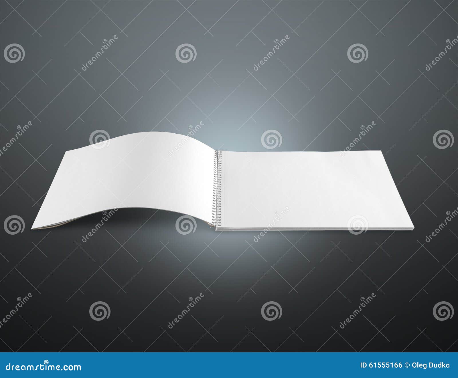 Blank Booklet With Pencil On A Blue Goatskin Stock Image ...