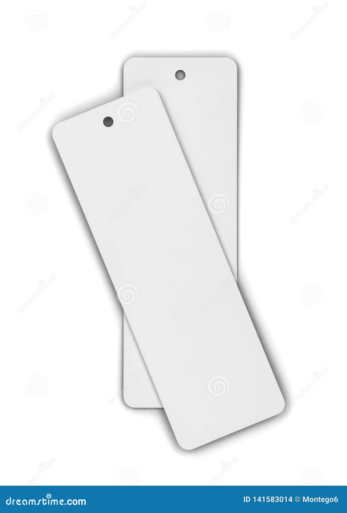 Blank bookmark mockup stock illustration. Illustration of mock - 141583014