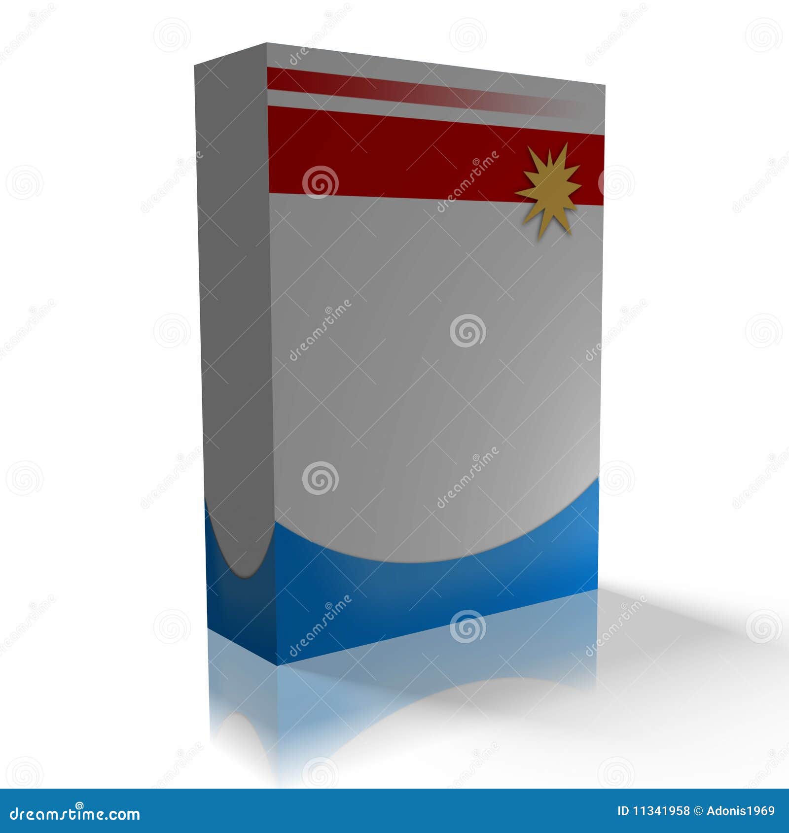 Blank White Cereal Box Royalty-Free Stock Photo | CartoonDealer.com ...