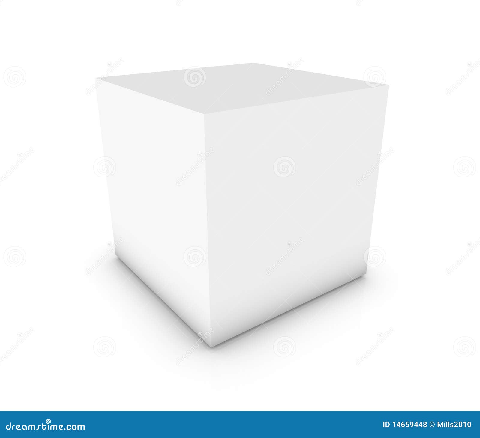 Blank box stock illustration. Illustration of book, stationary - 14659448