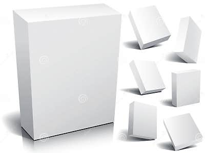 Blank box stock vector. Illustration of merchandise, boxes - 2501848