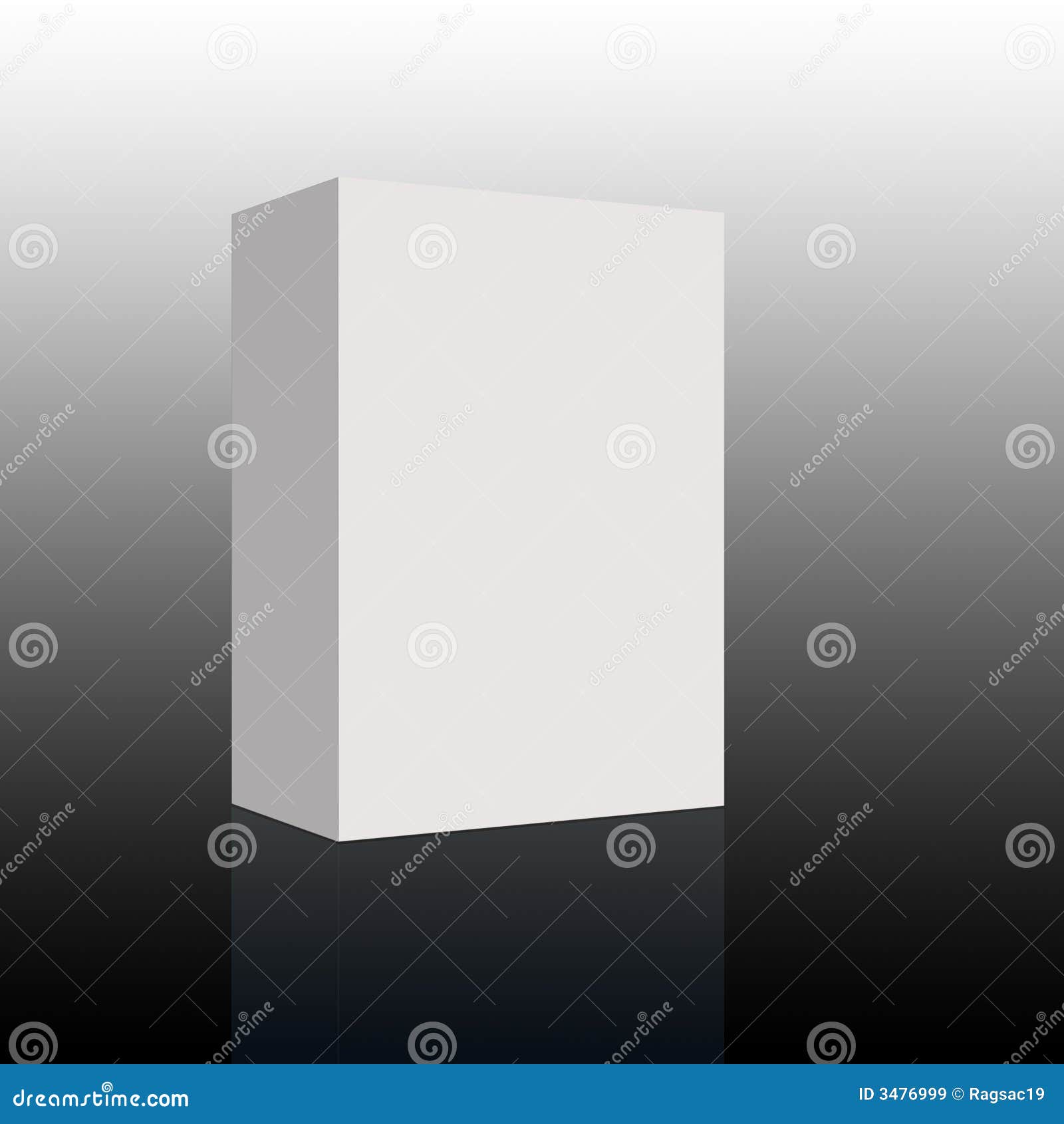 Blank Box stock illustration. Illustration of branding - 3476999