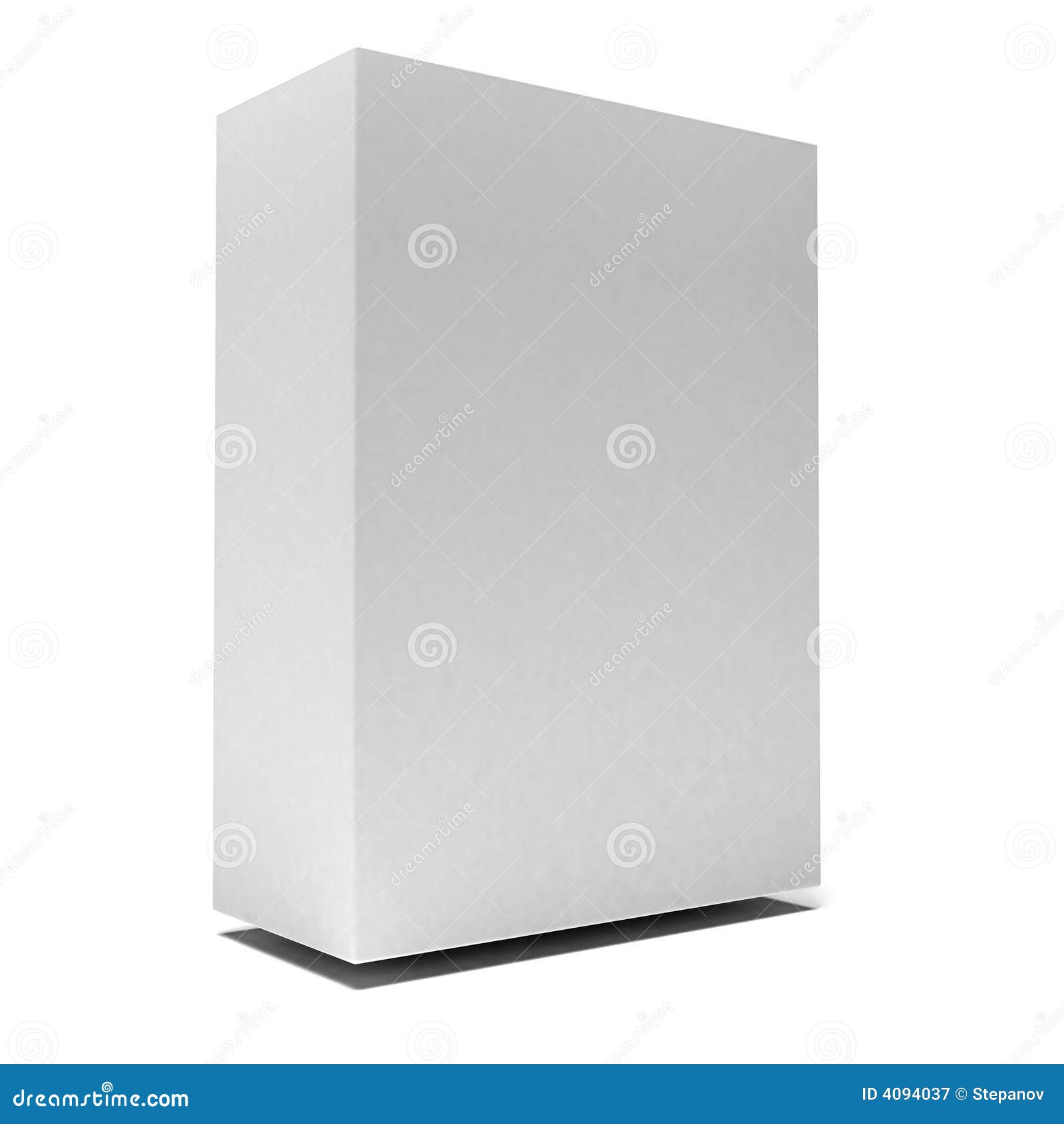 Blank box stock illustration. Illustration of paper, software - 4094037