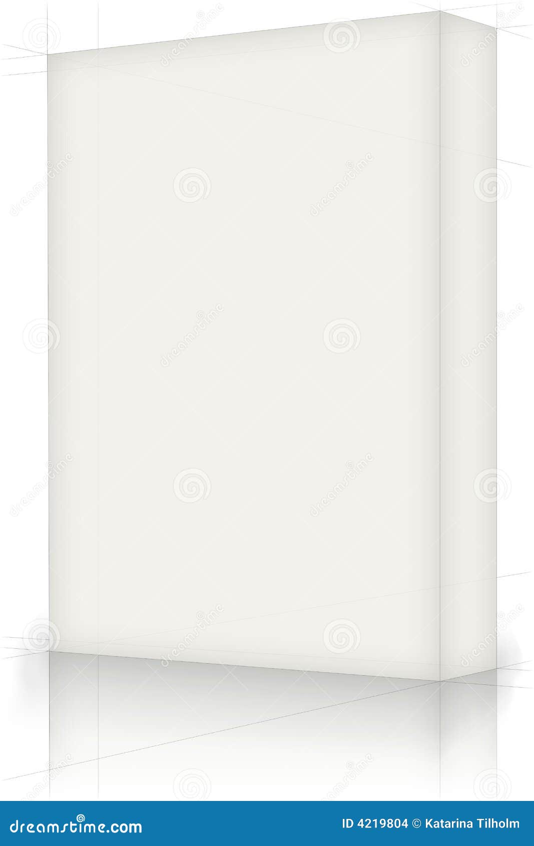 Blank box stock illustration. Illustration of package - 4219804