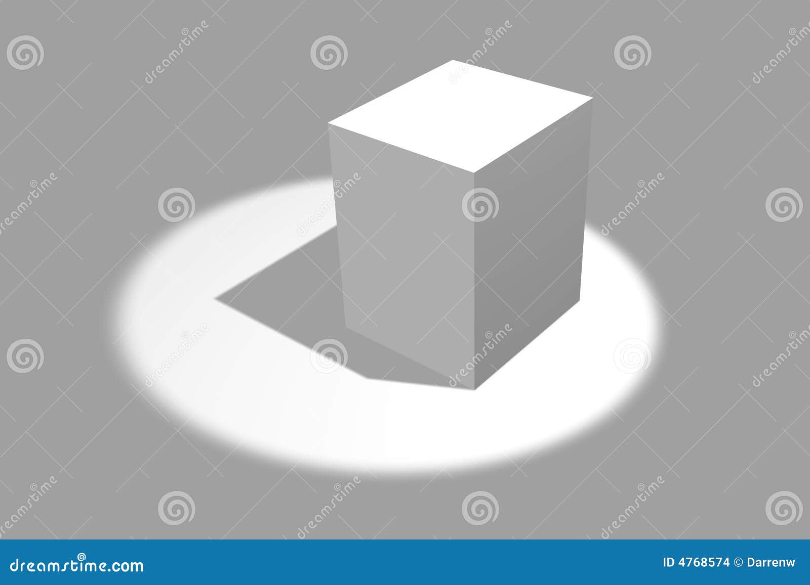 Blank box stock illustration. Illustration of spotlight - 4768574