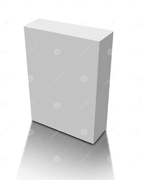 Blank box stock illustration. Illustration of shadow, package - 756484