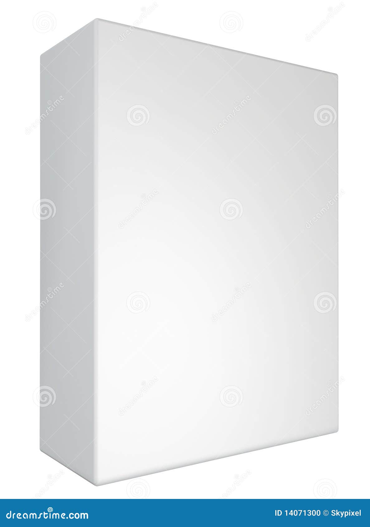 Blank Box Costomizable Isolated Stock Illustration - Illustration of ...