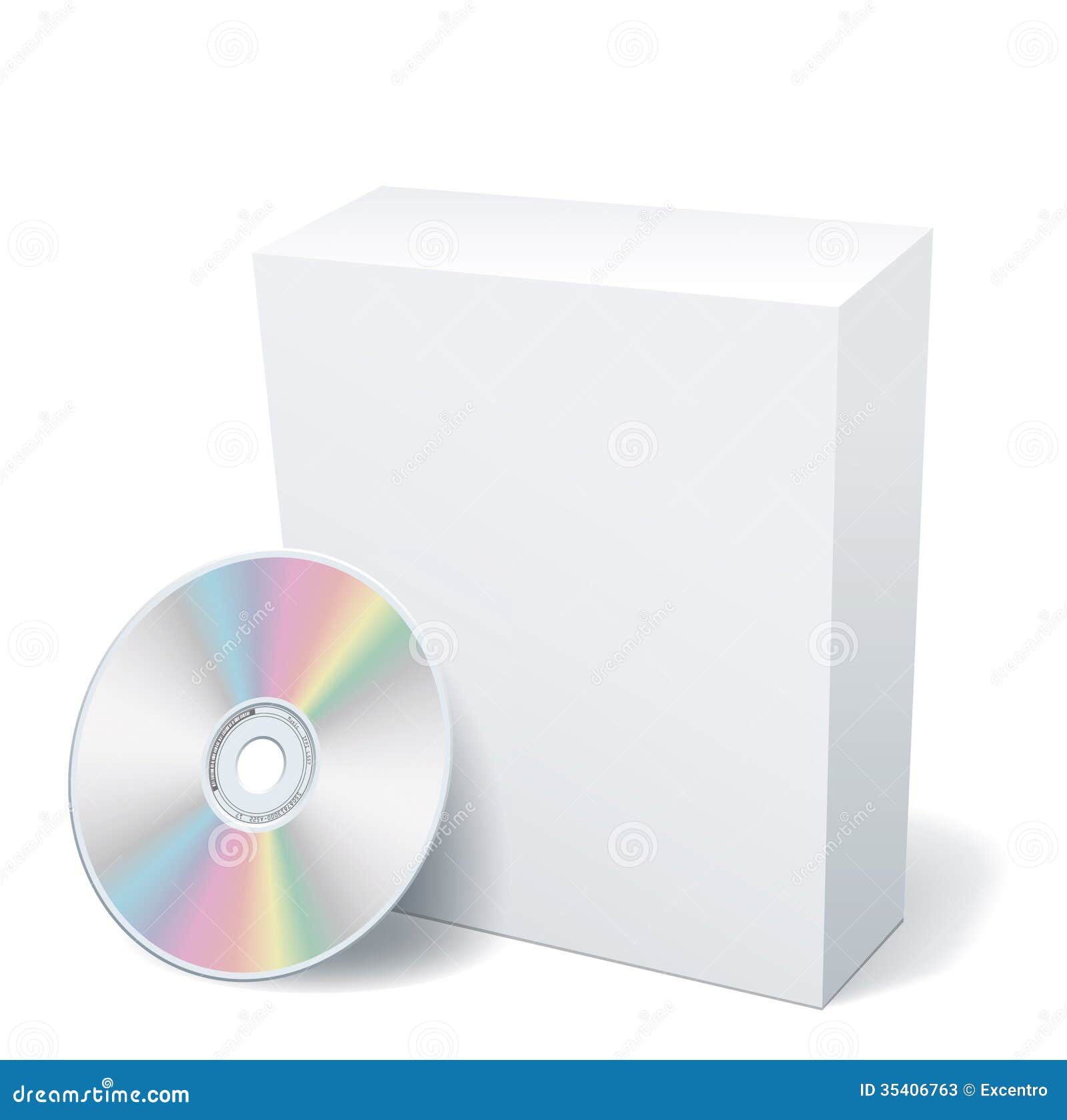 Blank box stock vector. Illustration of people, empty - 35406763