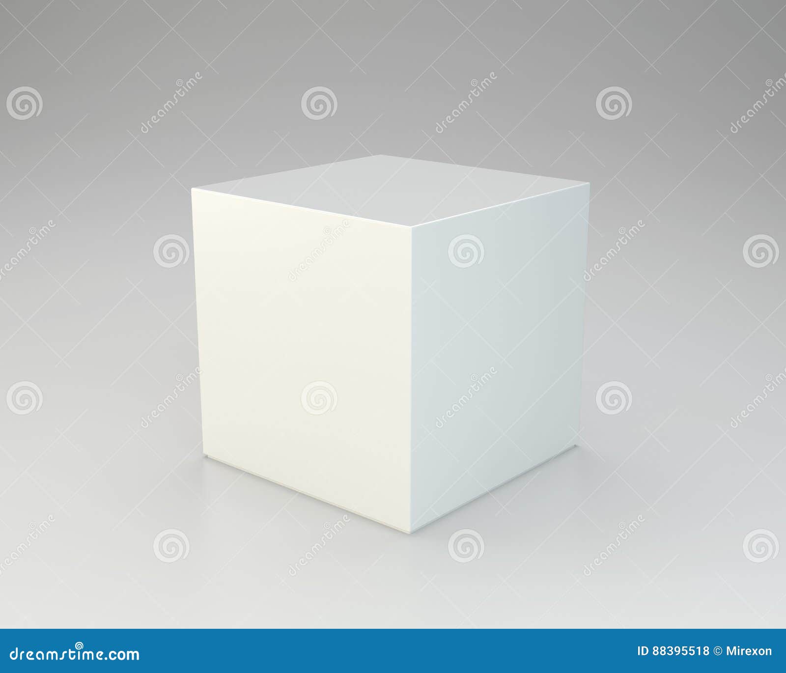 Blank Box on Gray Background Stock Illustration - Illustration of clean ...