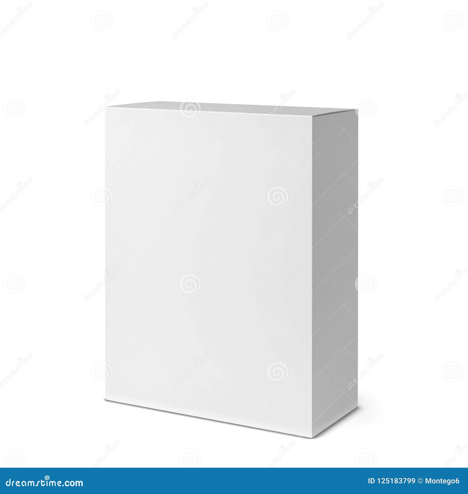 Blank box mockup stock illustration. Illustration of empty - 125183799