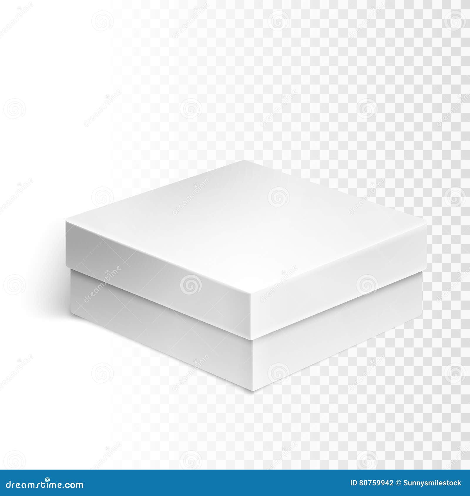 Blank Box Over White Background Stock Vector - Illustration of empty ...