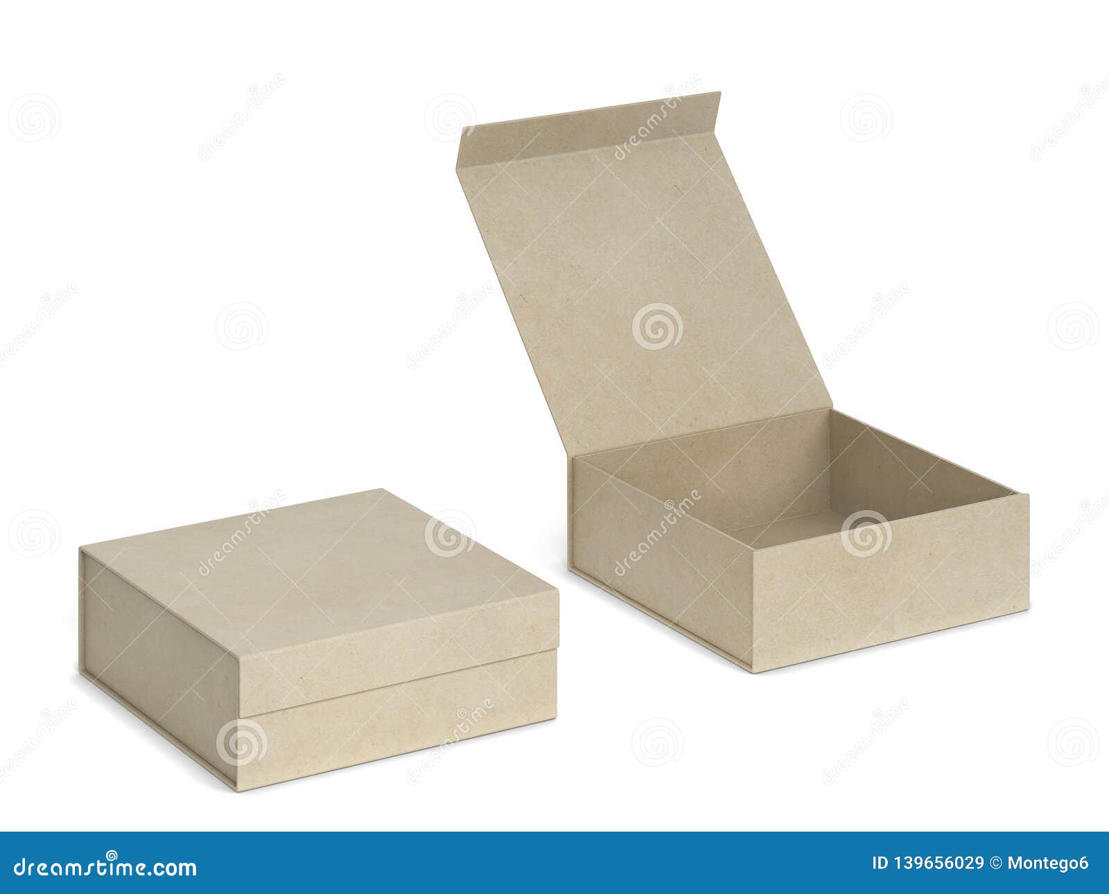 Blank box package stock illustration. Illustration of product - 139656029