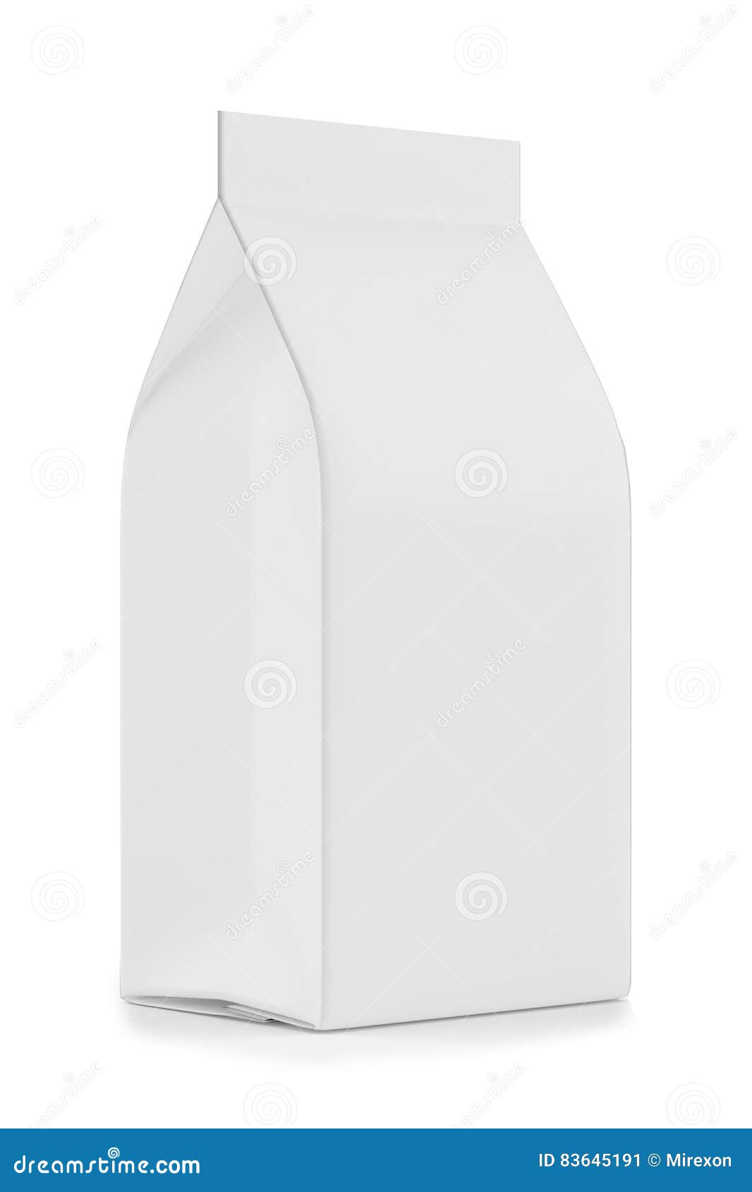 Blank Boxes. Retail Package Mockup. Isolated on White. 3d Rendering ...