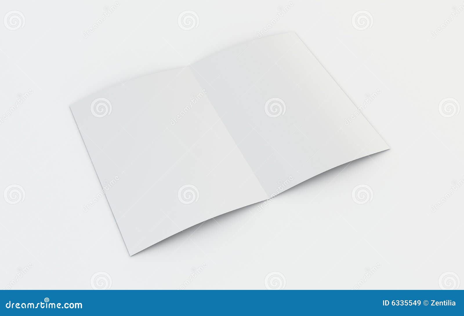 Blank brochure stock illustration. Illustration of publication - 6335549