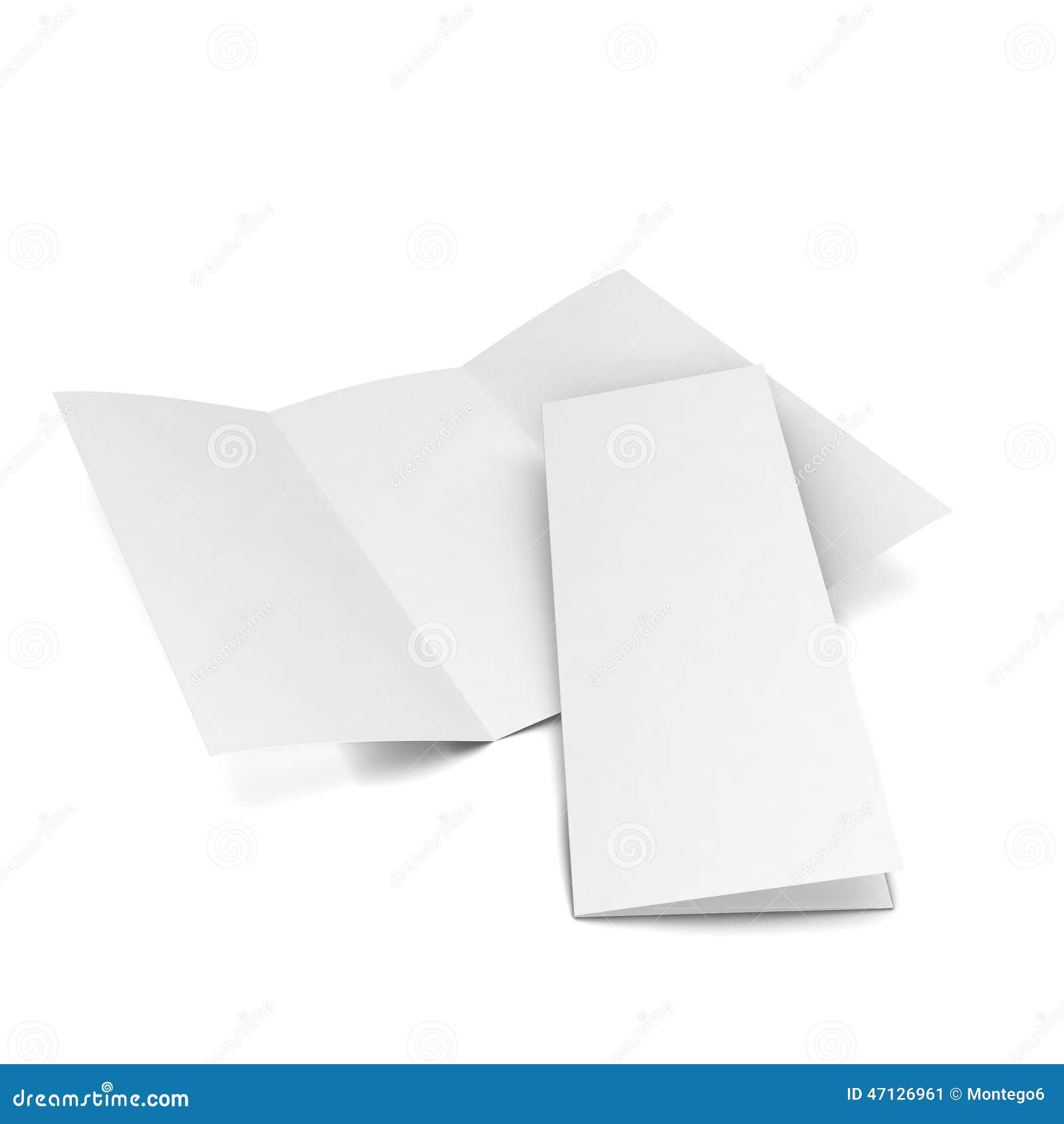 Blank brochure stock illustration. Illustration of mockup - 47126961