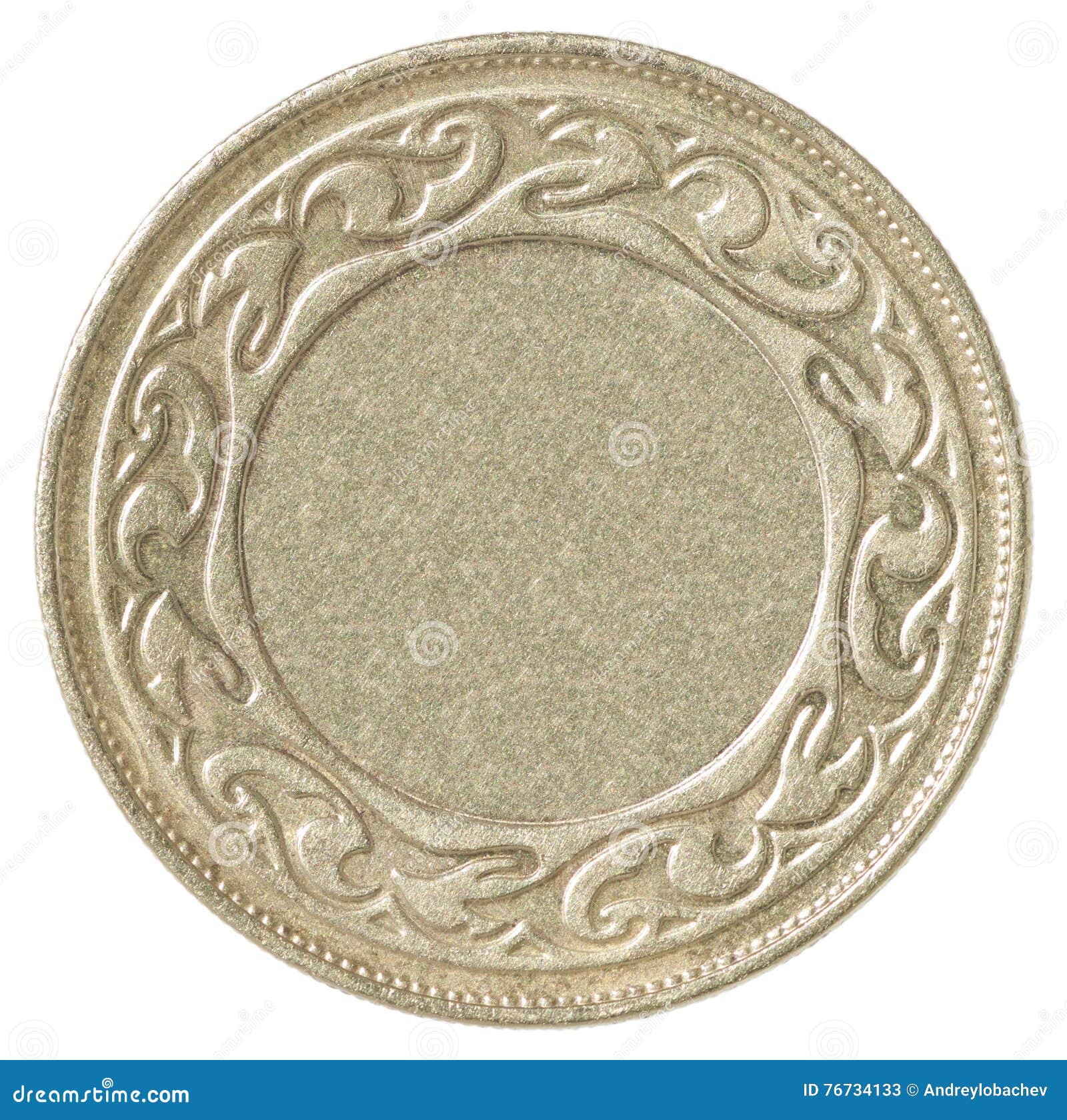 Blank bronze coin stock image. Image of cash, closeup - 76734133
