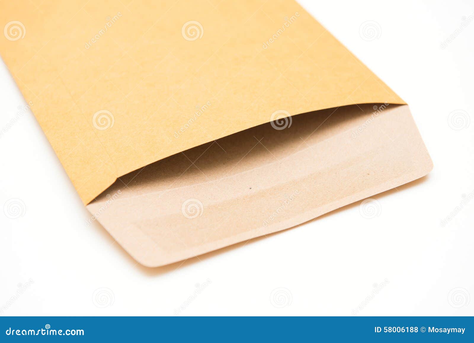 Blank Brown Envelope for Documents Stock Photo - Image of environment ...