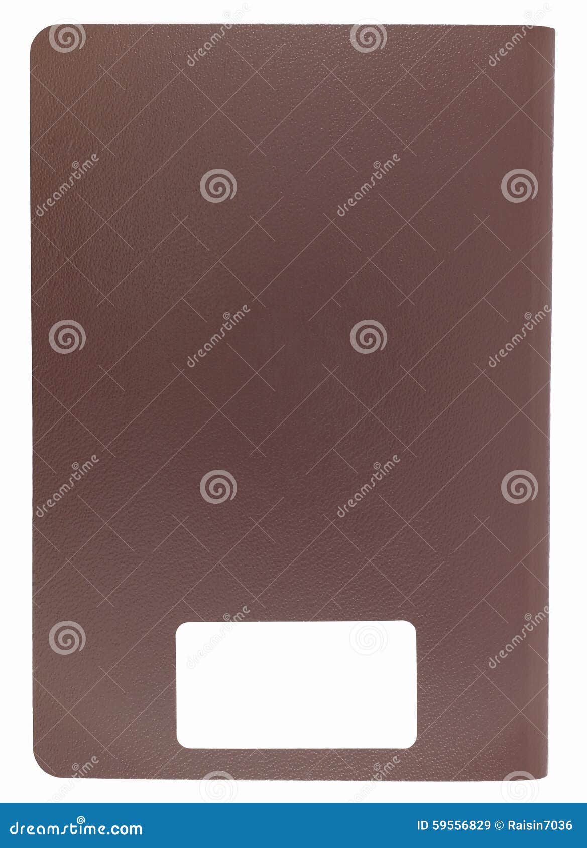 Brown Passport On White Background Stock Image | CartoonDealer.com ...