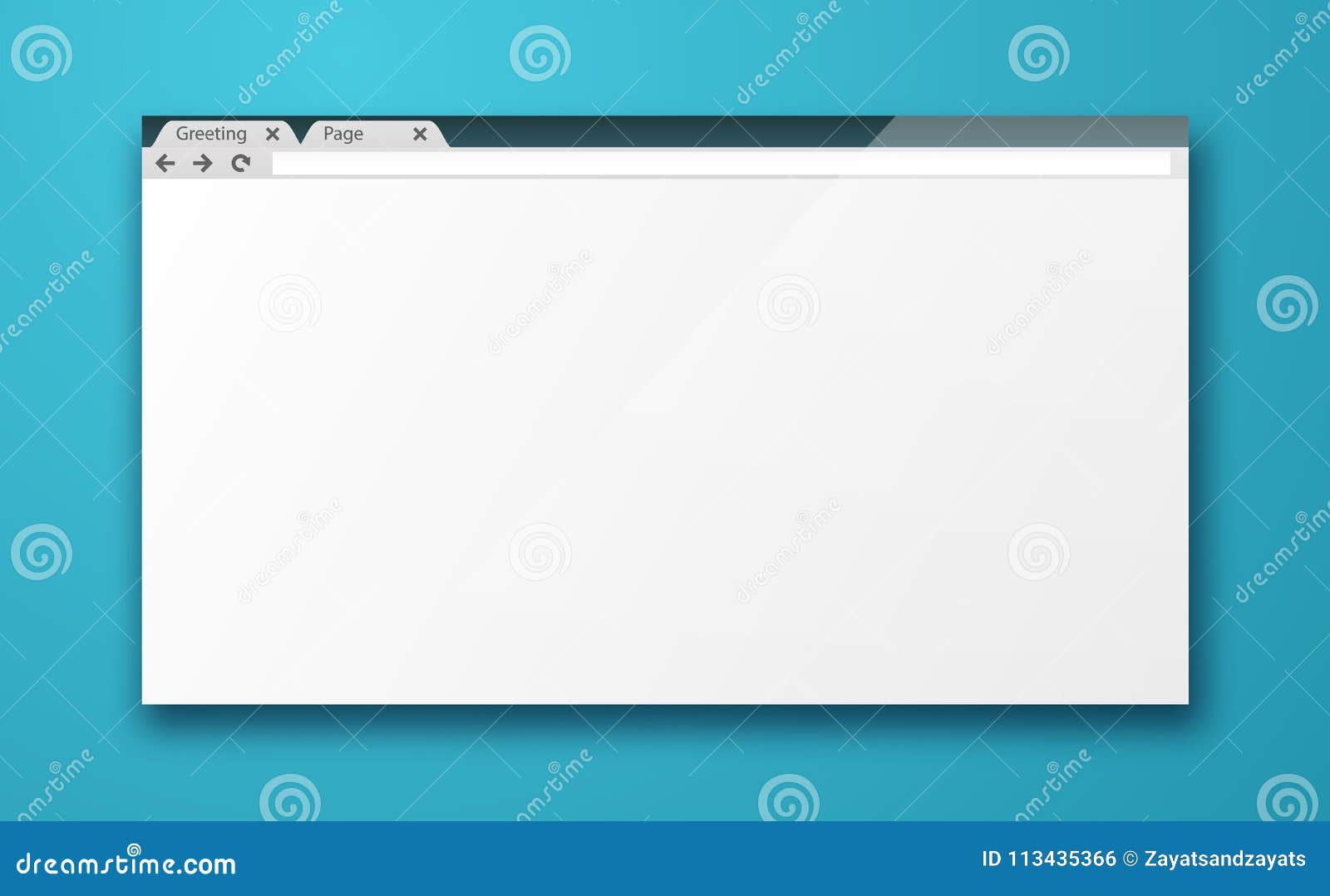 Blank Browser Window stock vector. Illustration of simple - 113435366 Blank Browser Window stock vector. Illustration of simple - 113435366