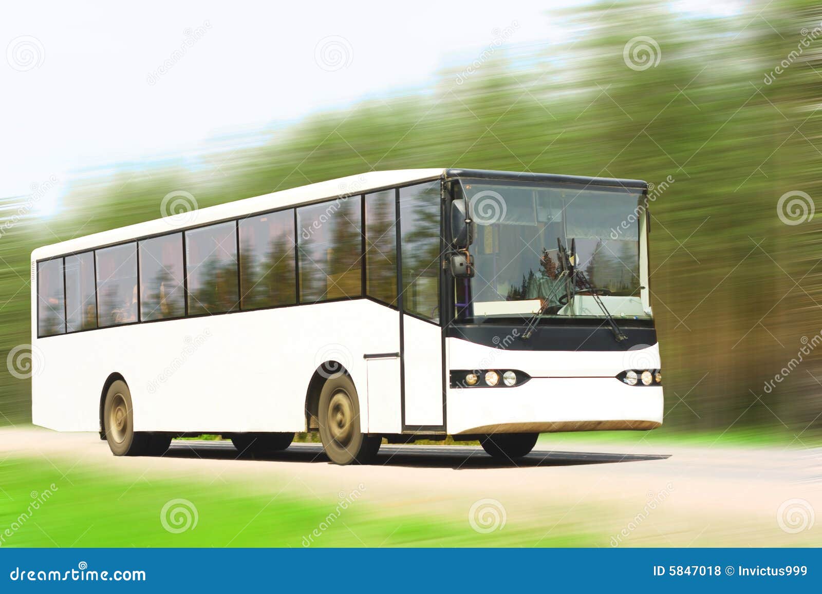 Blank Bus Stock Photo | CartoonDealer.com #5847018