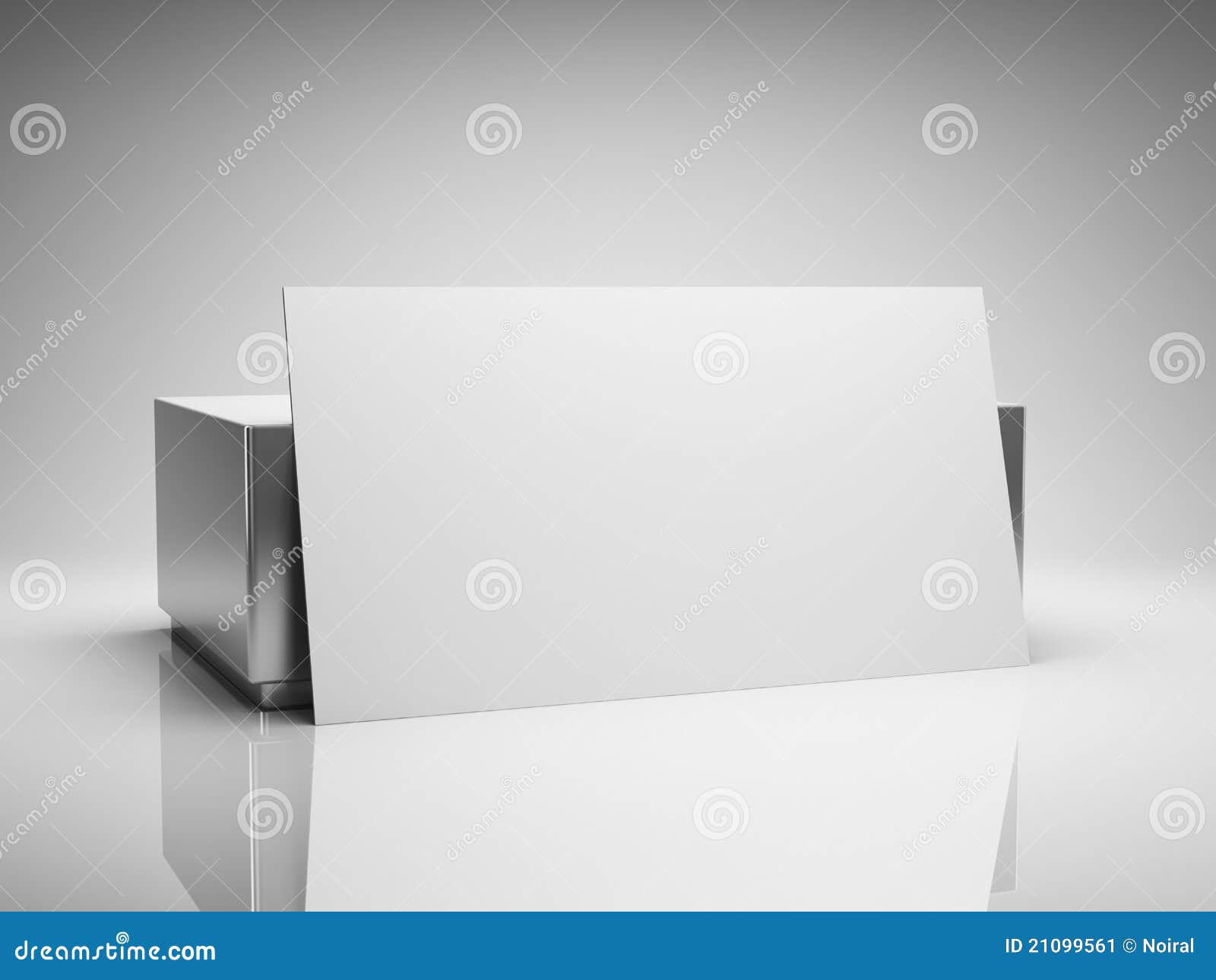 Blank Business Card, Paper Card Template In Hand Grab On Blur Indoor ...