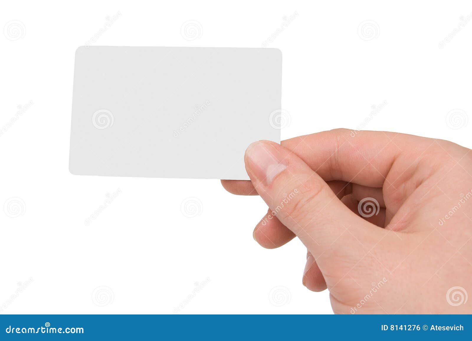 Blank Business Card stock photo. Image of white, horizontal - 8141276