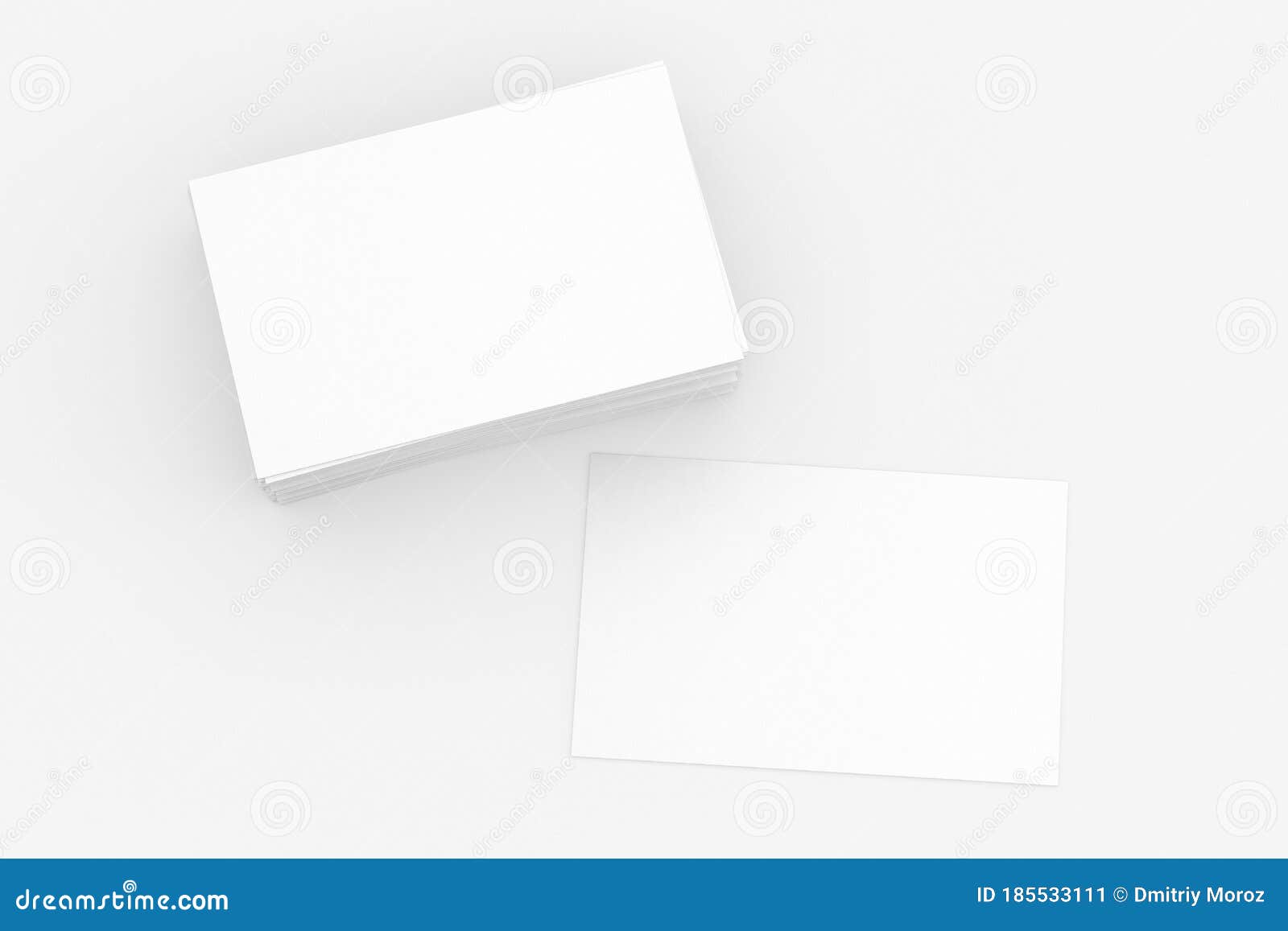 Blank business card stock illustration. Illustration of empty - 185533111