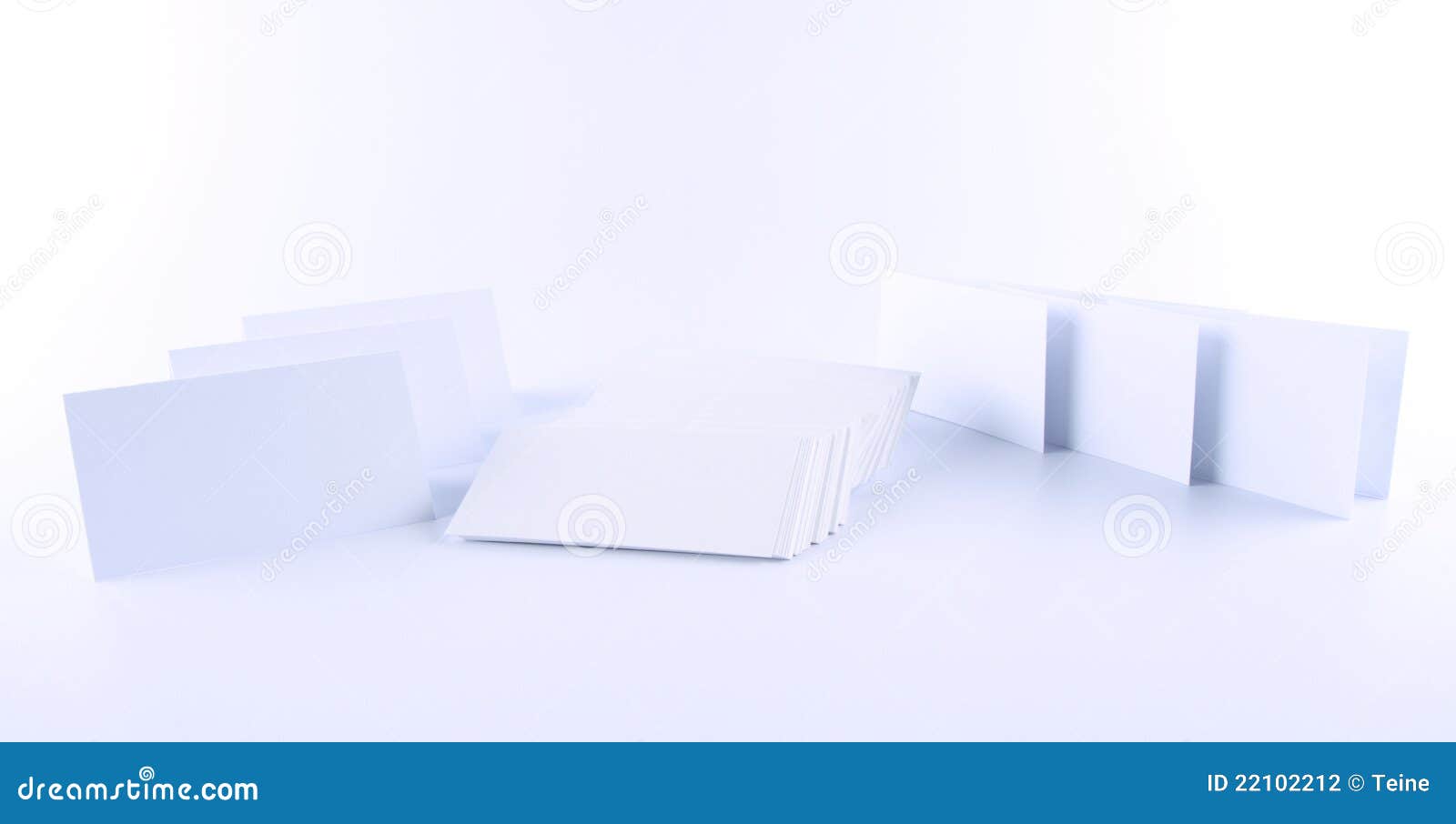 Blank business cards stock photo. Image of horizontal - 22102212