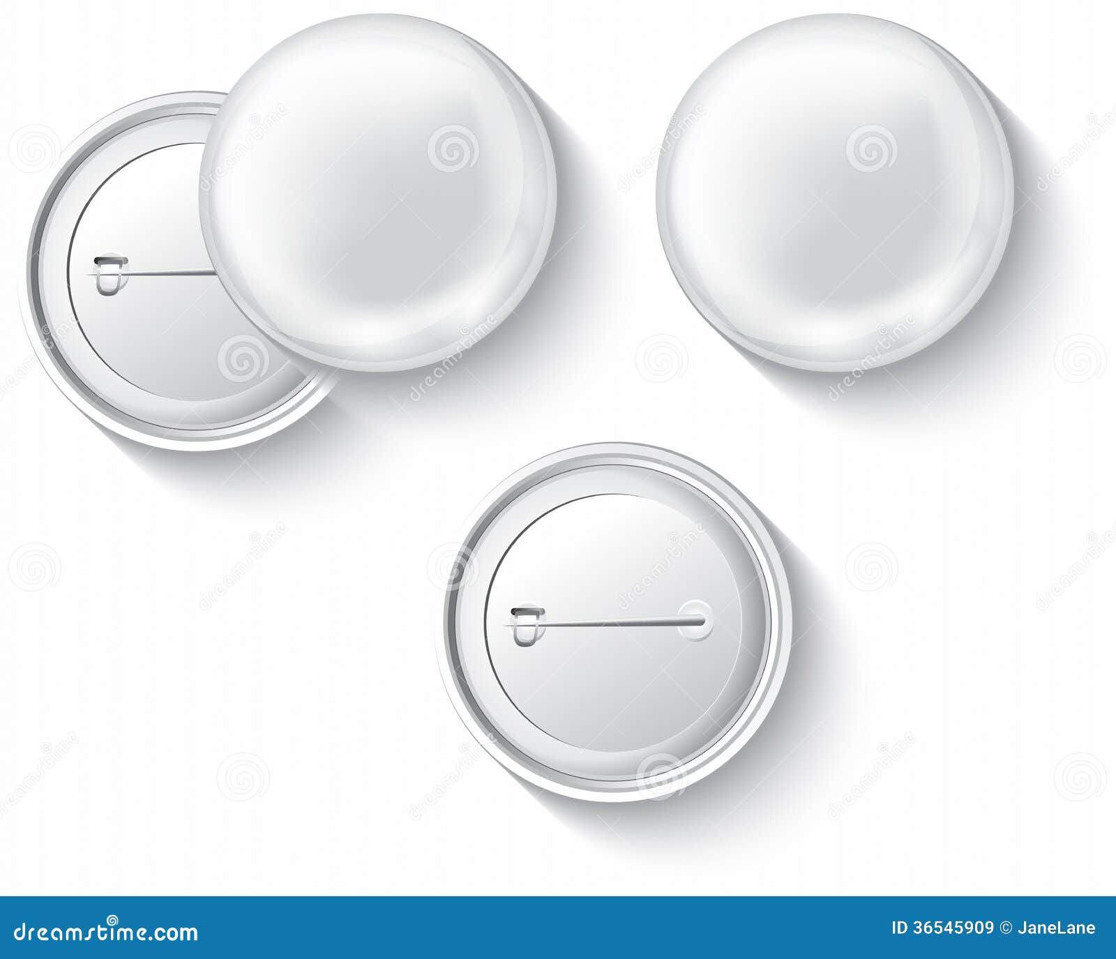 Blank button badge stock illustration. Illustration of design - 36545909
