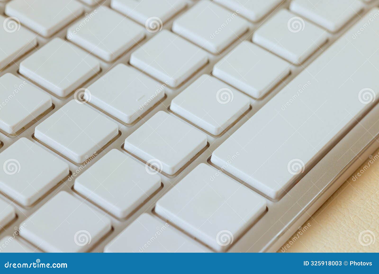 Blank Button Computer Clear a Keyboard is White without Any ...