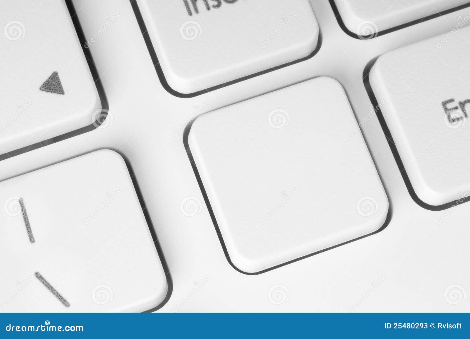 Blank Button on the Keyboard Stock Image - Image of advertise, close ...