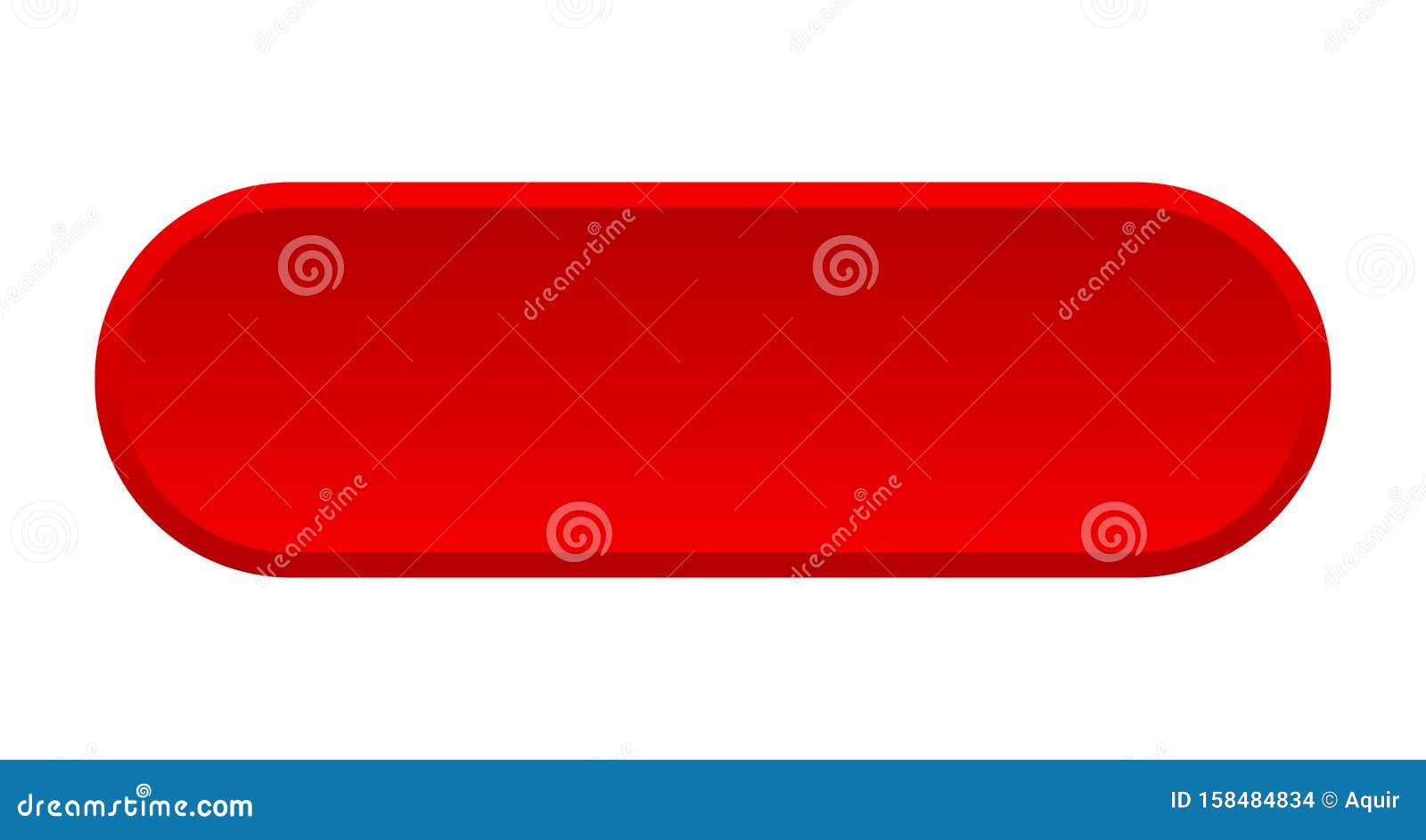 Blank button stock vector. Illustration of sticker, sign - 158484834