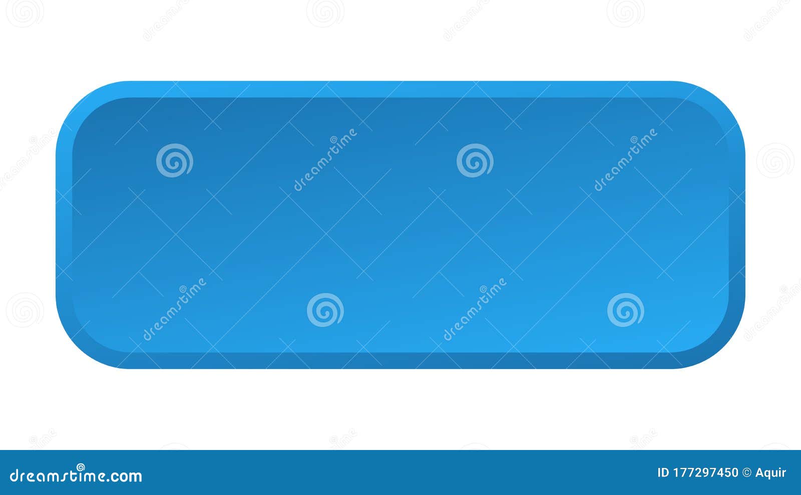 Blank Button. Blank Square 3d Push Button Stock Vector - Illustration ...