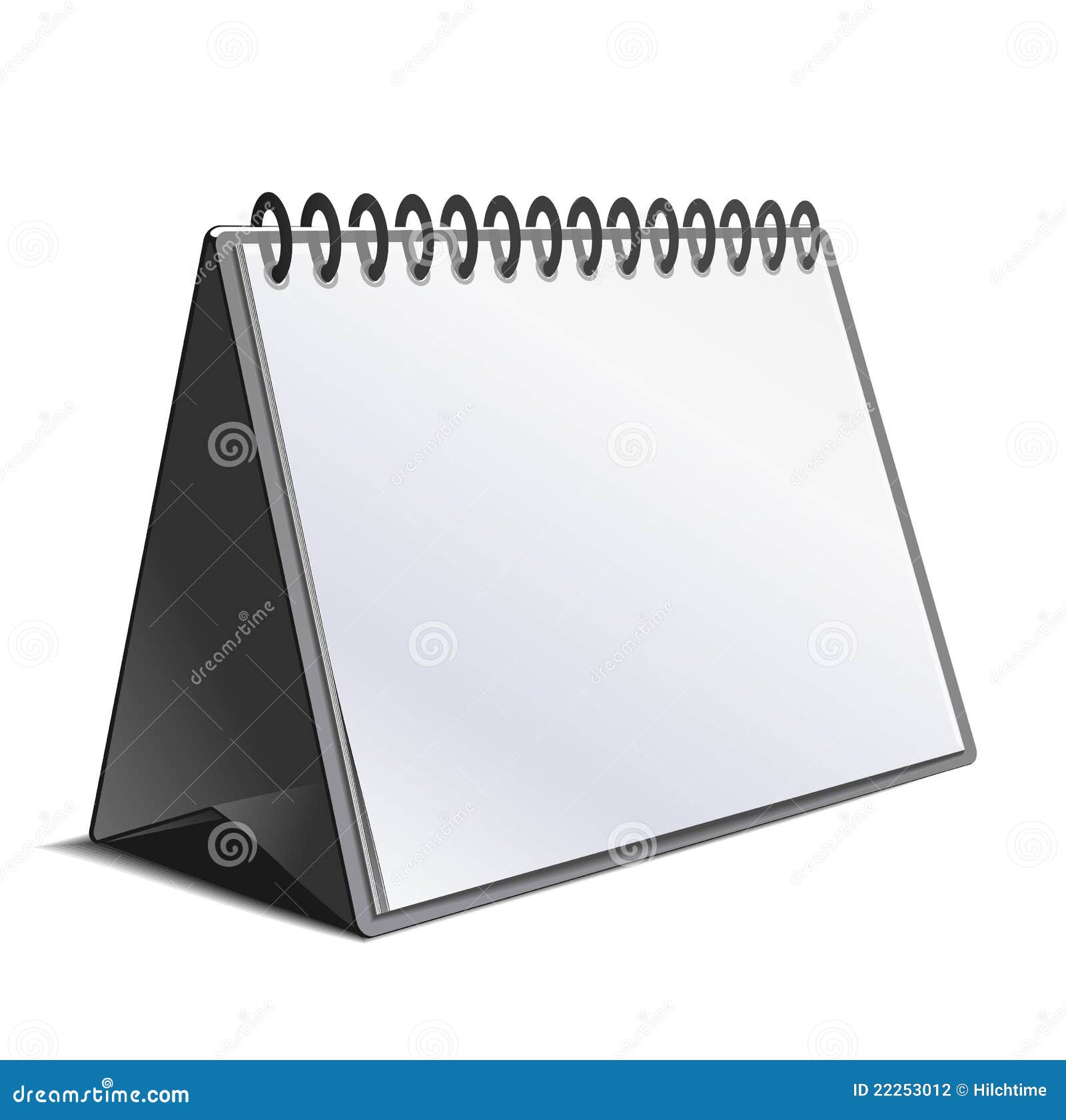 Blank calendar stock vector. Illustration of month, memory - 22253012