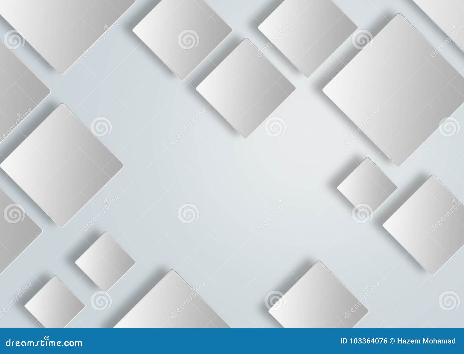 Blank Calm Squares with Soft Shadows for Graphical Use. Stock ...