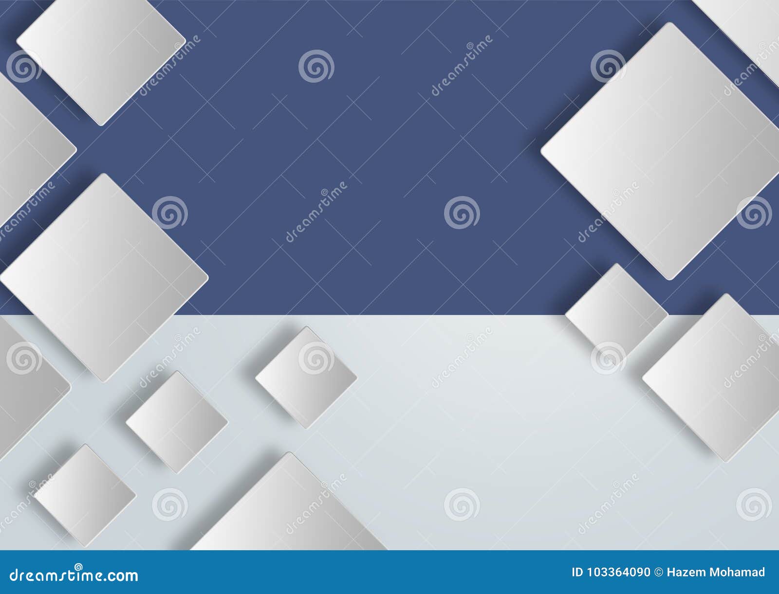 Blank Calm Squares with Soft Shadows for Graphical Use. Stock ...