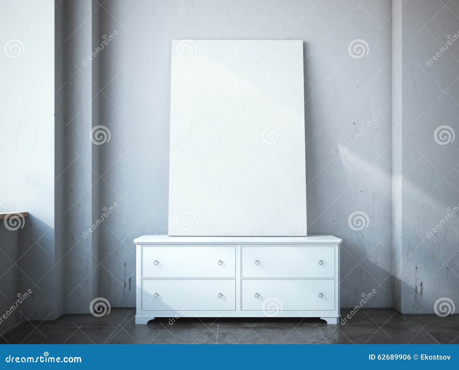 Blank Canvas Chest Drawers Loft Stock Photos - Free & Royalty-Free ...