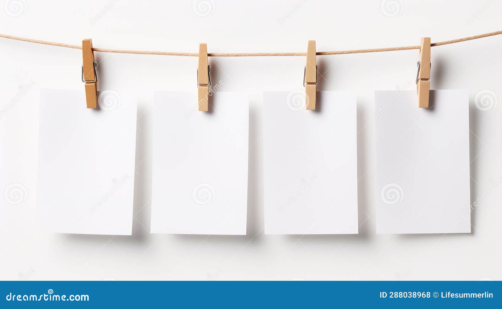 Blank Canvas: Versatile White Notes Stock Illustration - Illustration ...