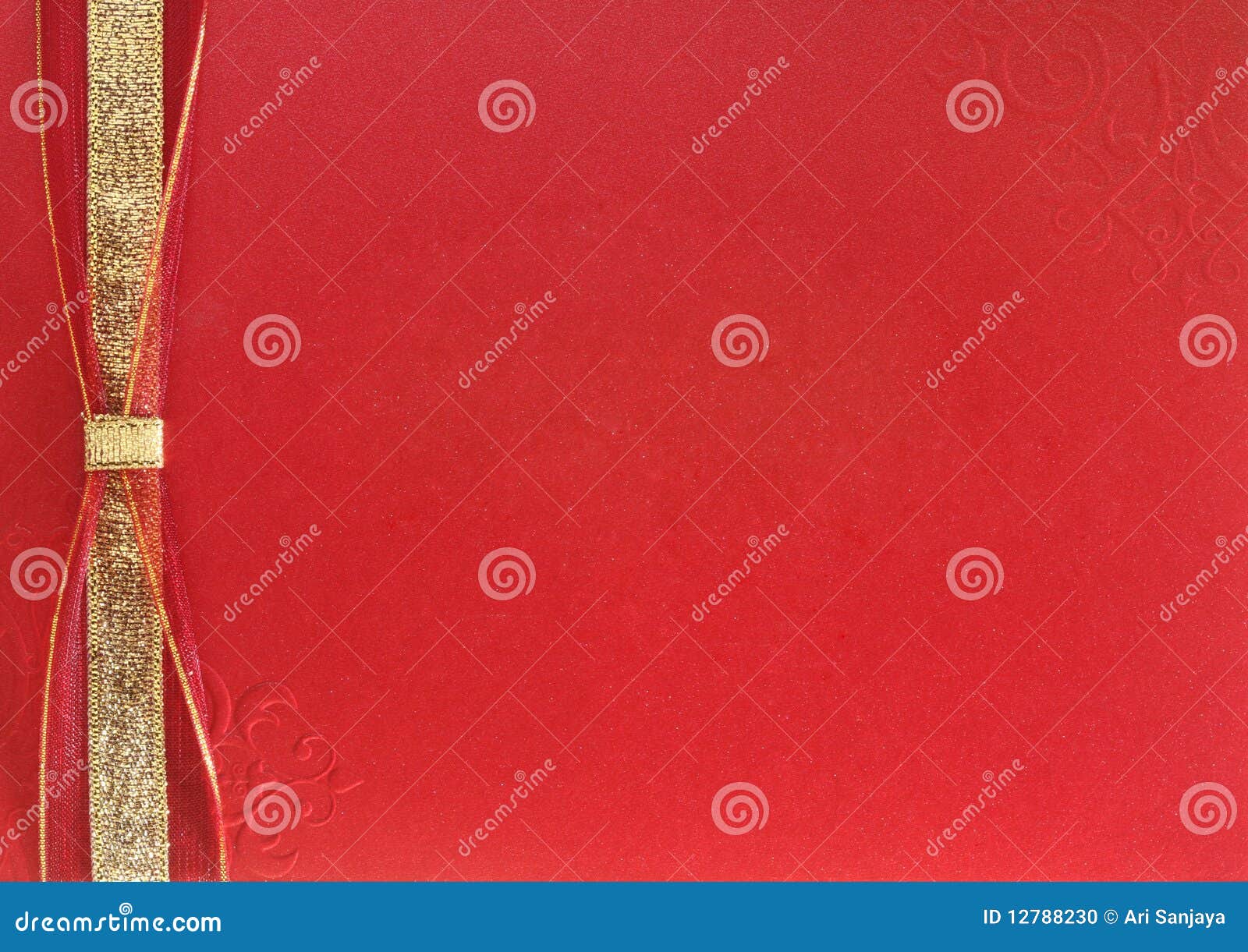 Blank card stock photo. Image of ribbon, year, gift, forget - 12788230