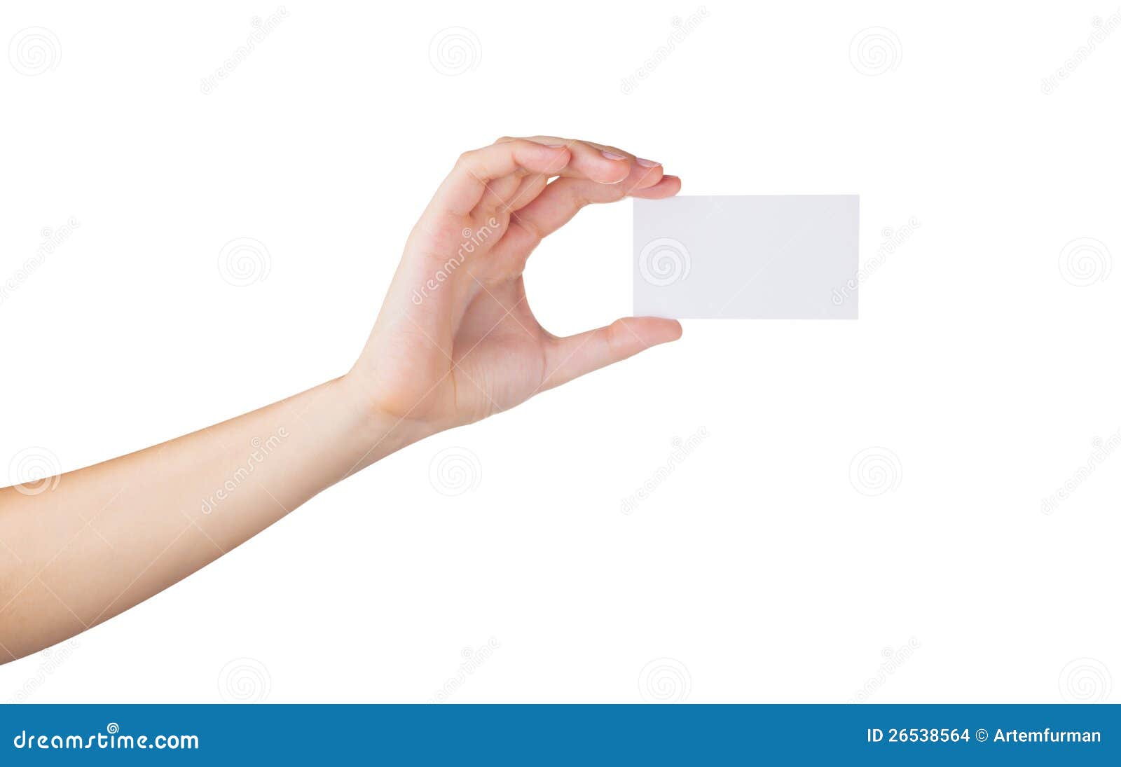 Blank card stock photo. Image of communication, advertise - 26538564