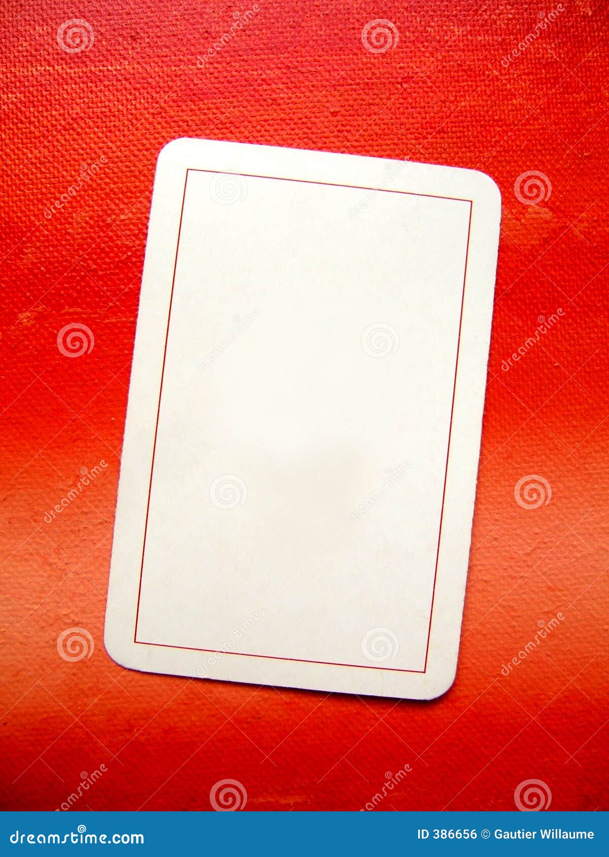 Blank Card : Add Your Text :) Stock Photo - Image of object, form: 386656