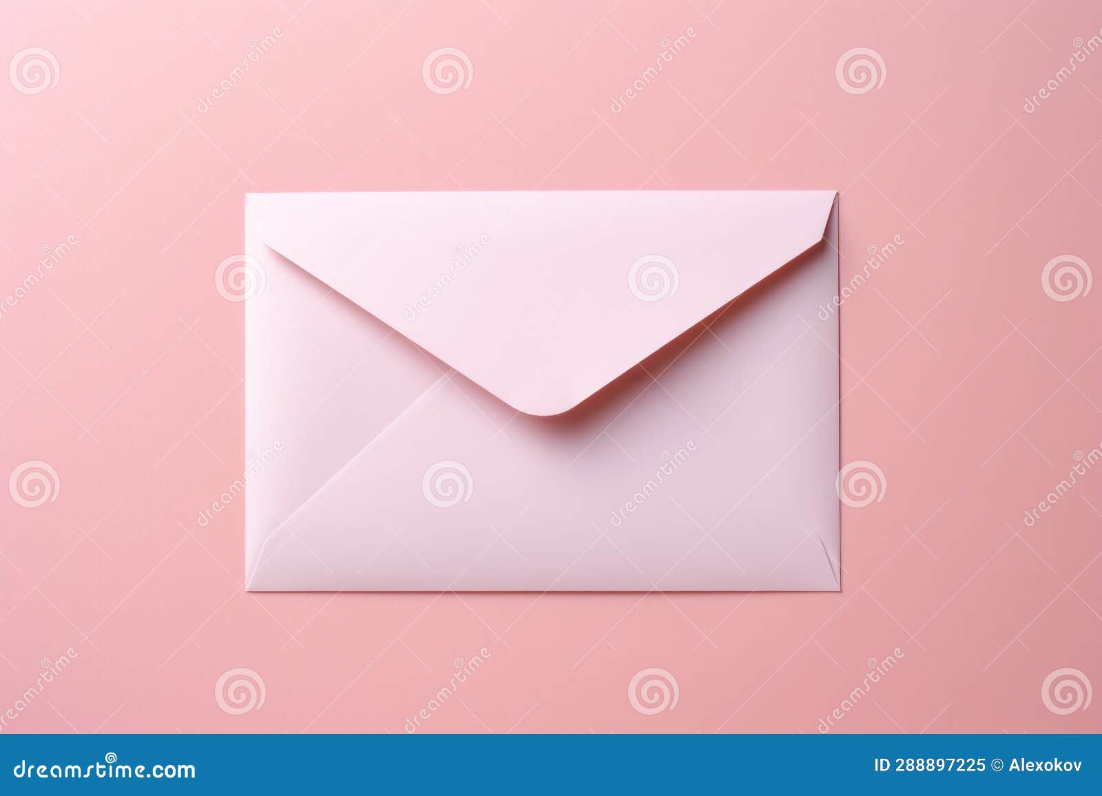 Blank Card Inside Envelope AI Generated Stock Illustration ...