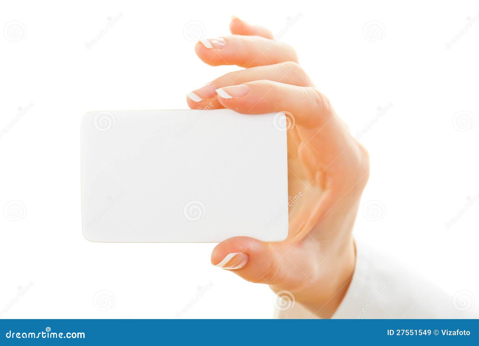 Blank Card Isolated on White Stock Image - Image of debit, file: 27551549