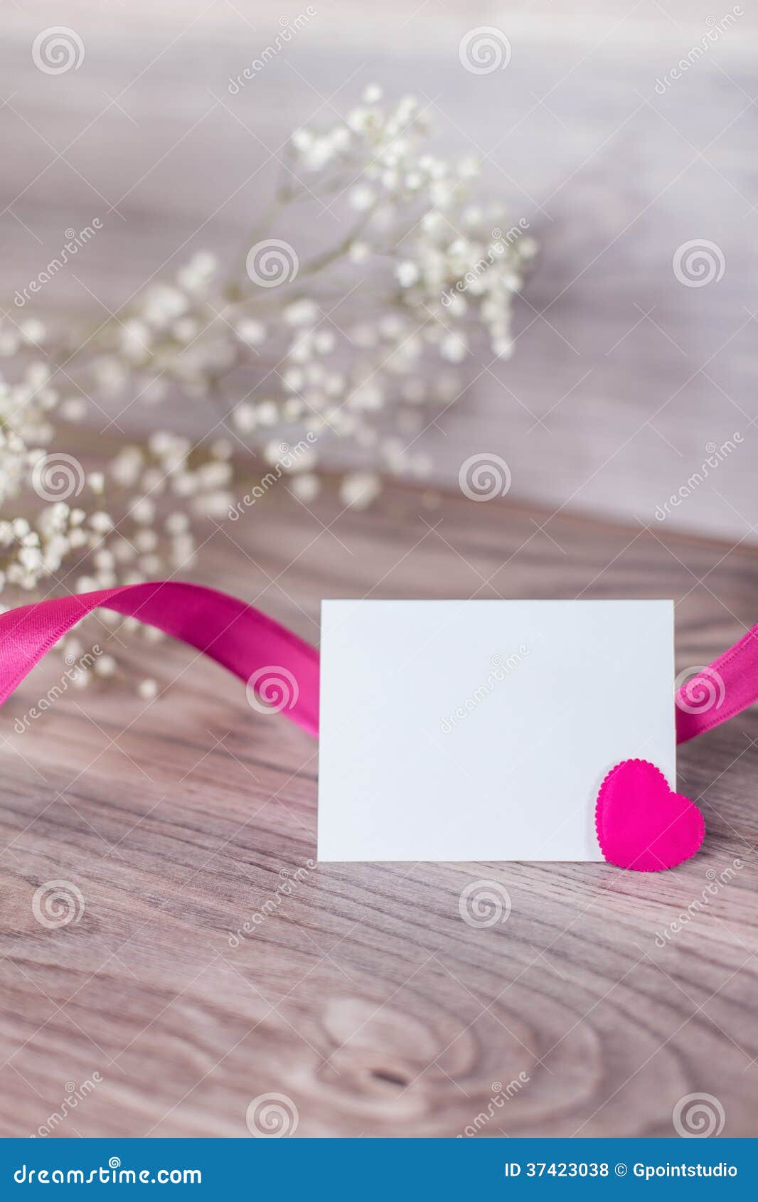 Blank card on wood stock photo. Image of ribbon, people - 37423038