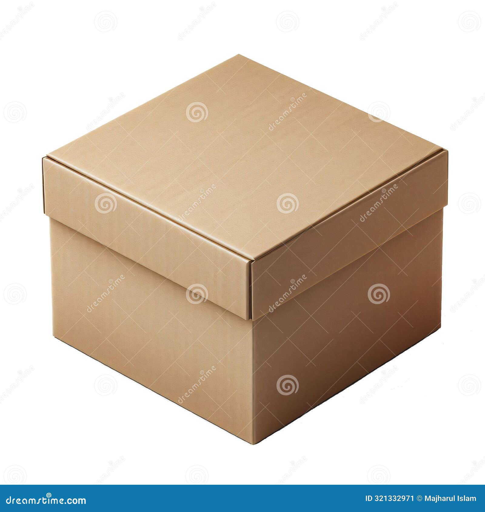 BLANK CARDBOARD BOX on TRANSPARENT BACKGROUND PERFECT SEAMLESSLY Stock ...