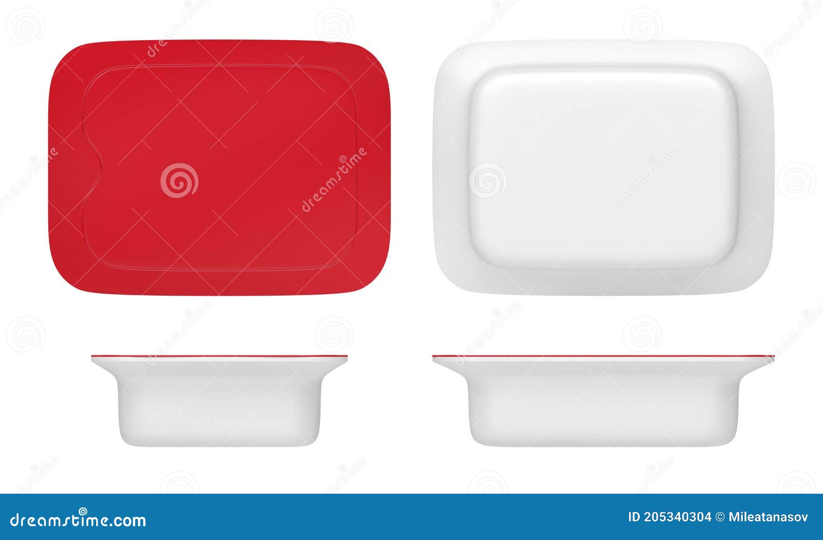 Cardboard Food Boxes Outline Set. Takeaway Containers. Paper And ...