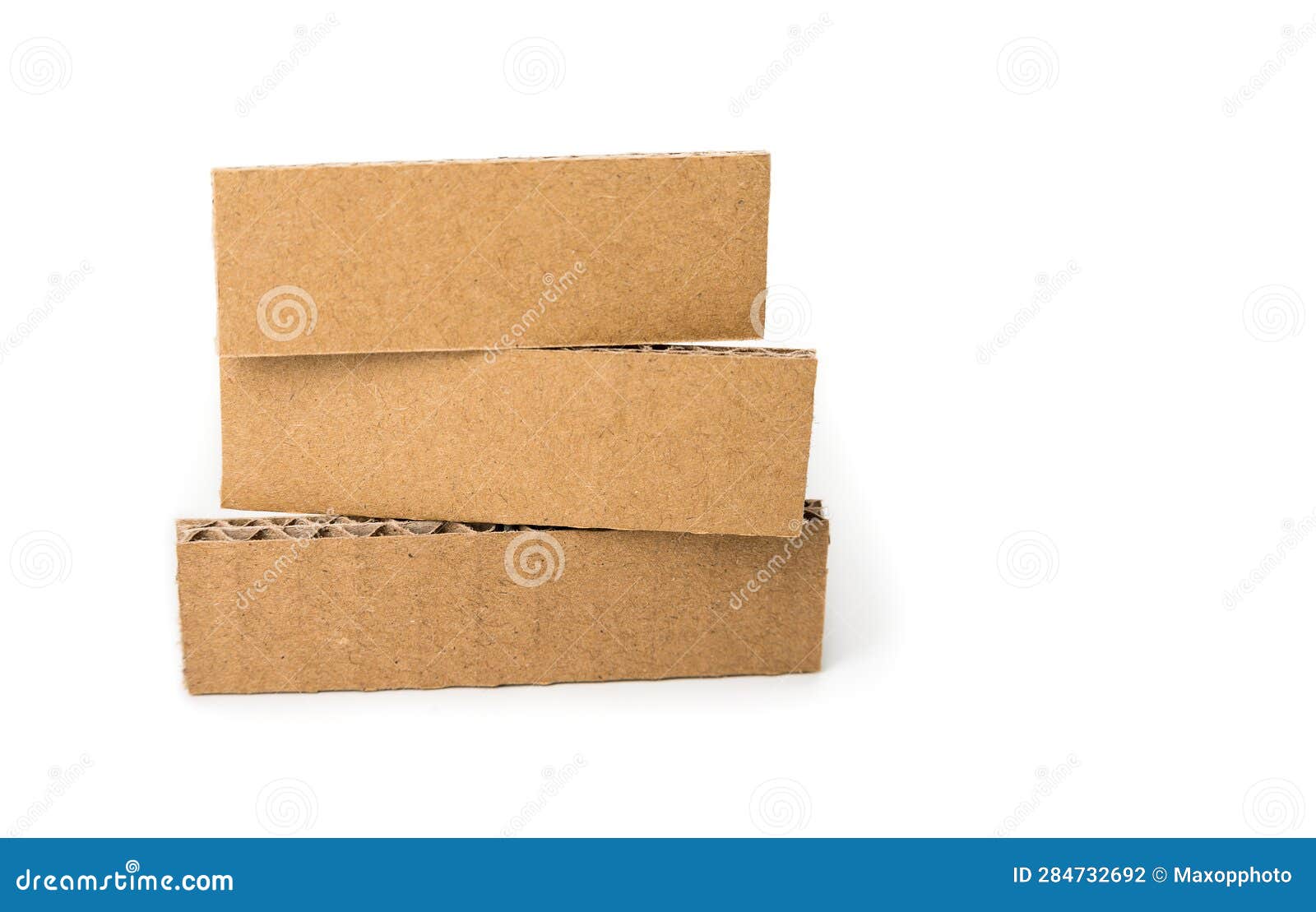 Blank Cardboard Sign on a White Background Stock Photo - Image of ...