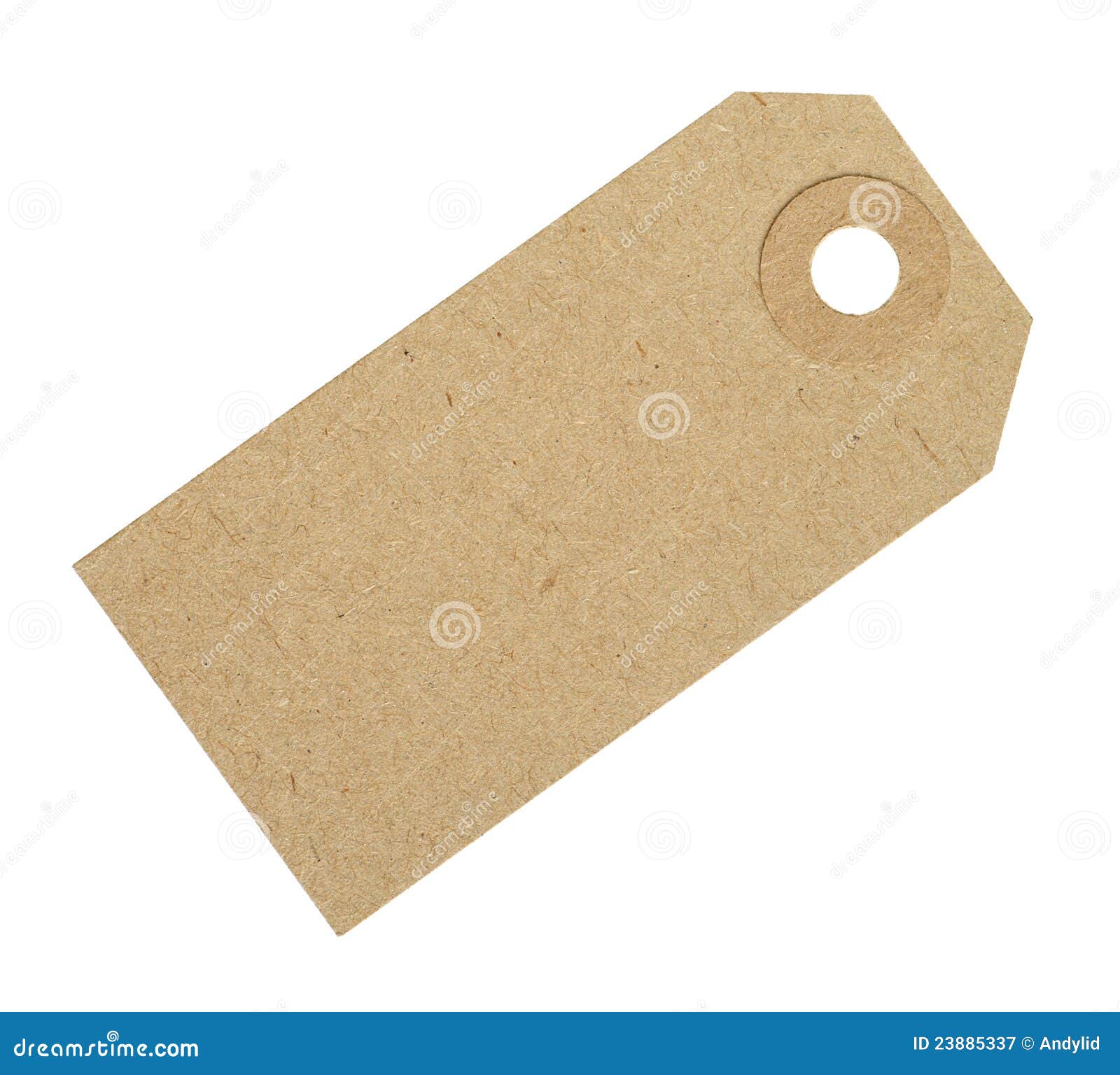 Blank Cardboard Tag Label stock image. Image of brown - 23885337