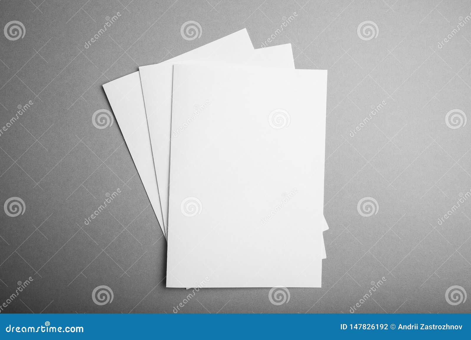 Blank Catalog, Magazine, Book Template with Soft Shadows. Empty Mock-up ...