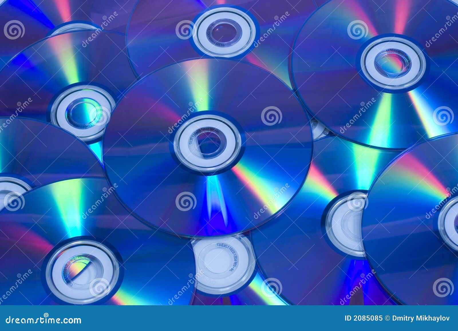 Blank CD/DVD disks stock image. Image of circle, backup - 2085085